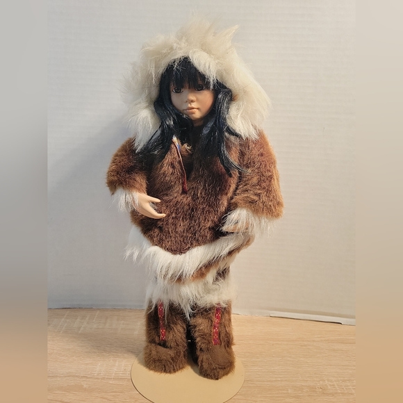 American Diary Doll | Art | Vintage Tulu Porcelain Eskimo Girl Doll ...